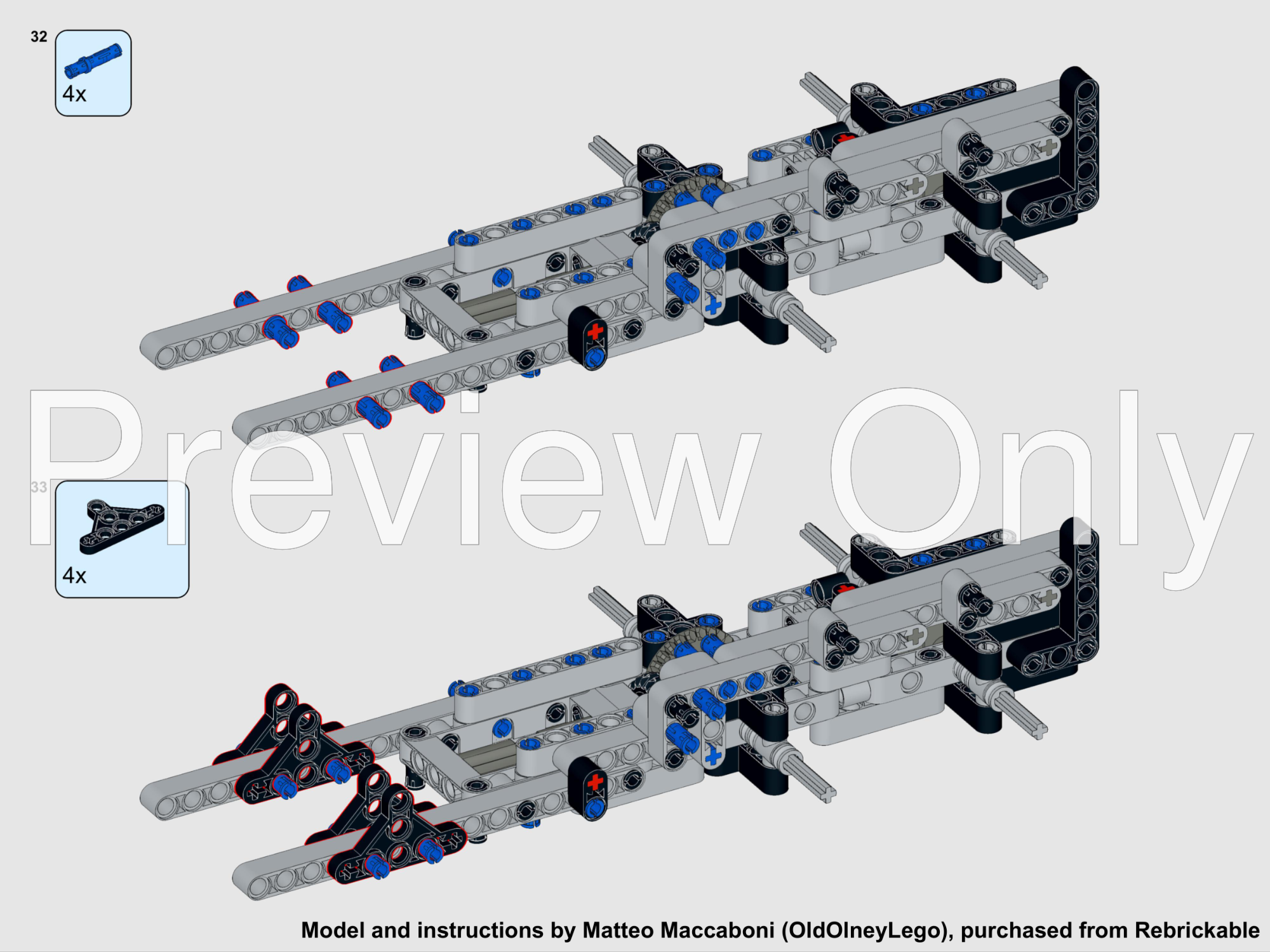 LEGO MOC Mercedes-Benz NG 1632 Hookloader by OldOlneyLego | Rebrickable ...