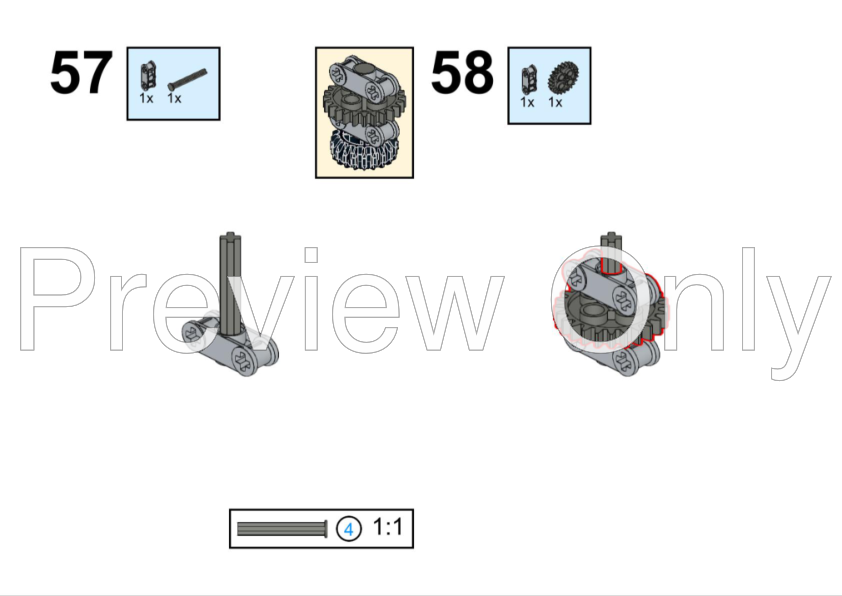 LEGO MOC Motorized AT-AT by The_Brickasso | Rebrickable - Build with LEGO