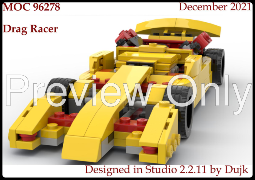 LEGO MOC 76901 Drag Racer by Dujk | Rebrickable - Build with LEGO