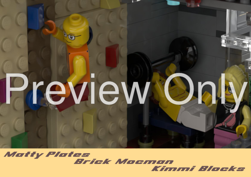 LEGO MOC "WALL CLUB" RockClimbing Gym by Brick.Mocman | Rebrickable ...