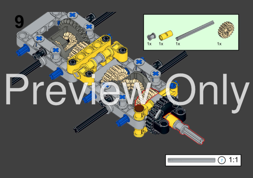 LEGO MOC Valmet 870 CK Forwarder by Mani91 | Rebrickable - Build with LEGO