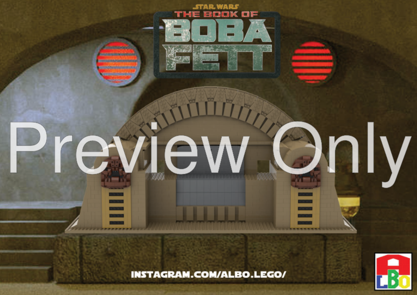 LEGO MOC Boba Fett Mega Throne (Mega Figure size) by Albo.Lego ...