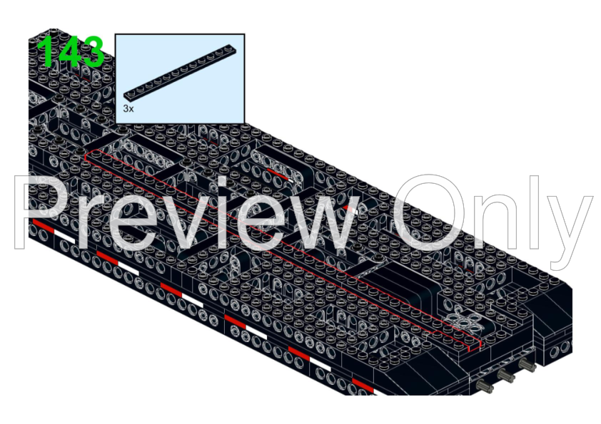 LEGO MOC 13 axle lowboy trailer by Locotone | Rebrickable - Build with LEGO