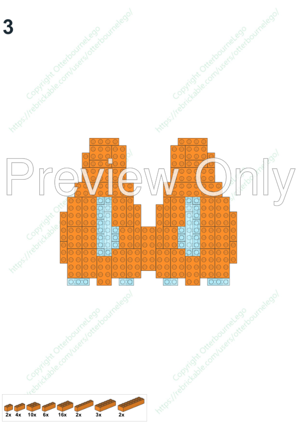 LEGO MOC Q*Bert by otterbournelego | Rebrickable - Build with LEGO