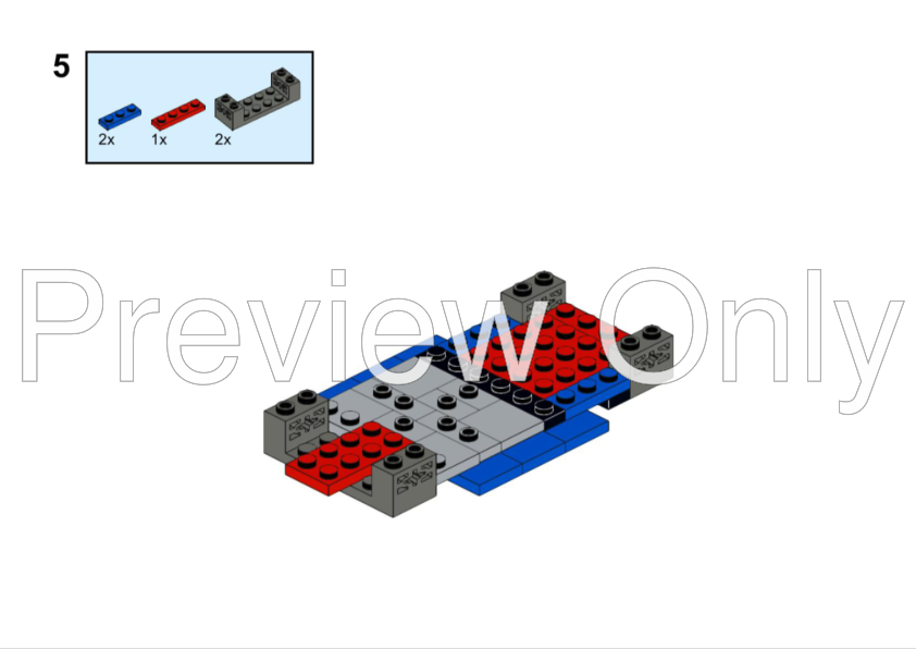 LEGO MOC Bugatti EB110 exploded view modification (DISPLAY ONLY) by SFH ...