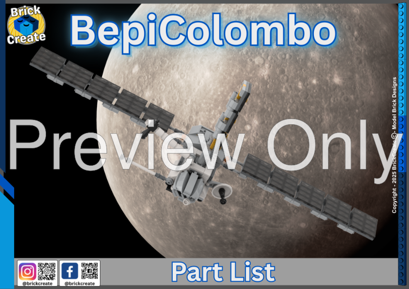 LEGO MOC BepiColombo by BrickCreate | Rebrickable - Build with LEGO