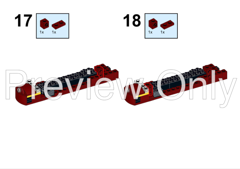 LEGO MOC MR 20 Class Diesel Locomotive (4-Studs Wide) by ...