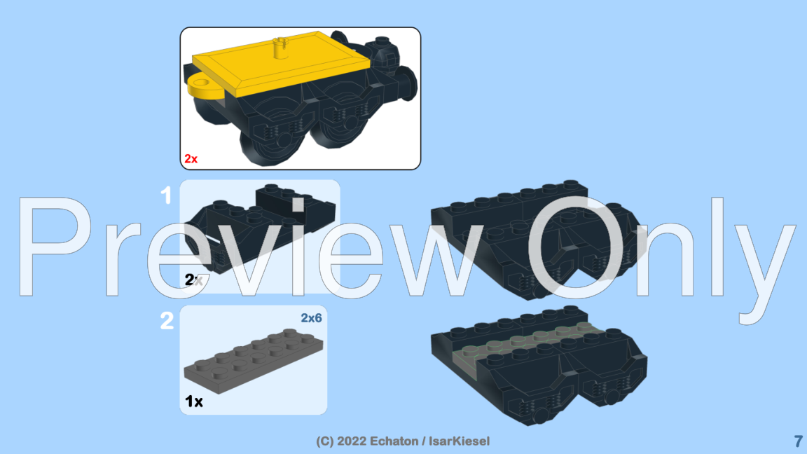 LEGO MOC 8-Wheel Acid Tanker (long, dark green) by Echaton ...