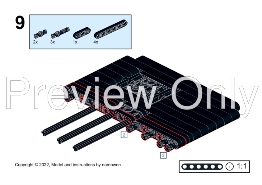 LEGO MOC Display Stand for Gear Apple by namowen | Rebrickable - Build ...