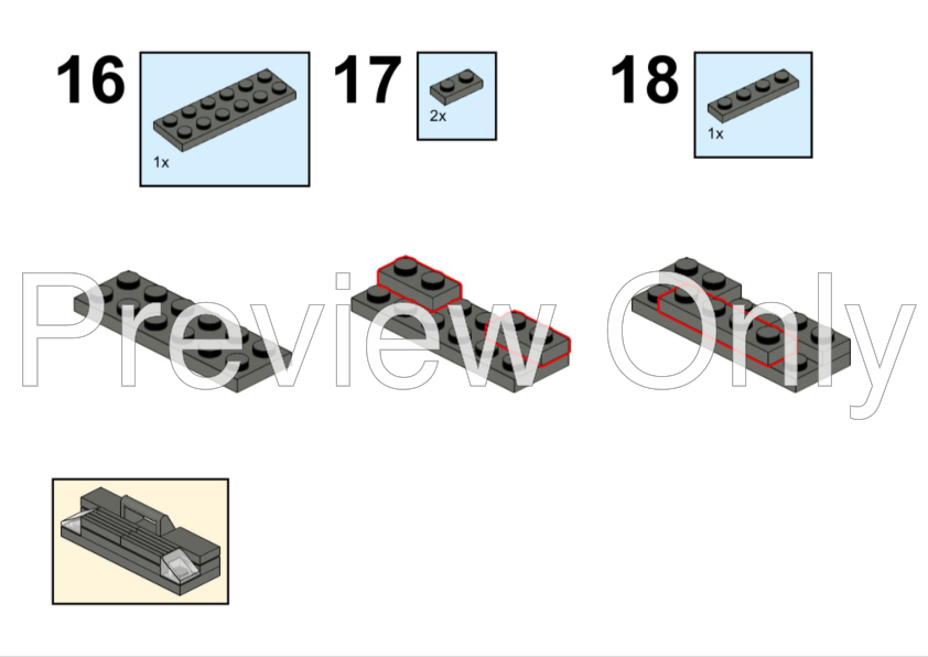 LEGO MOC Bandvagn 206 (track vehicle) - Red by Firemodels | Rebrickable ...