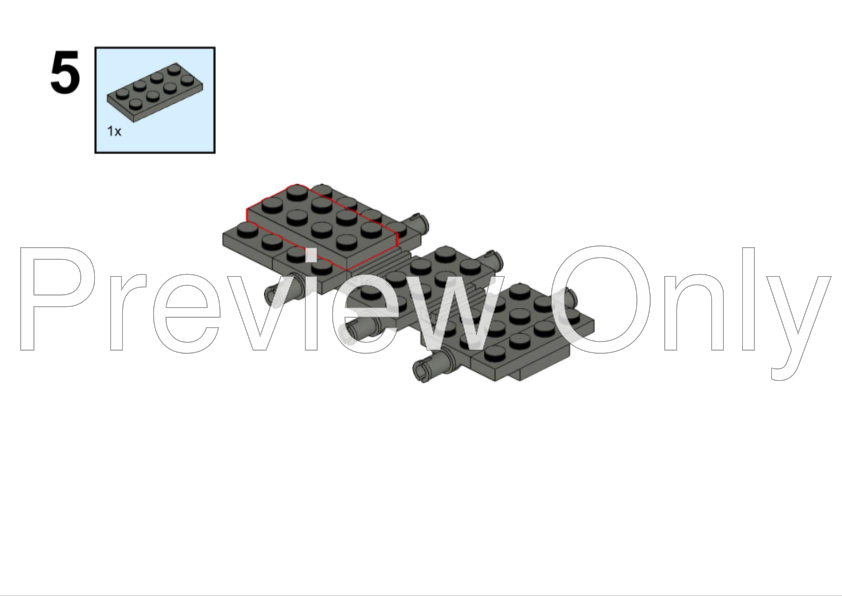 LEGO MOC Bandvagn 206 (track vehicle) - Red by Firemodels | Rebrickable ...