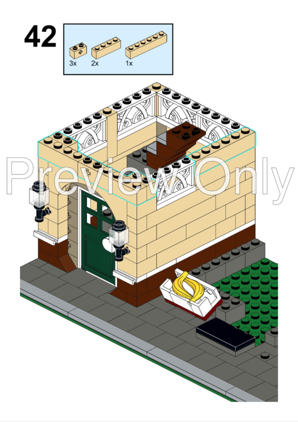 LEGO MOC Eckladen / Corner Shop 16x32 by Klotzkopf.eu | Rebrickable ...