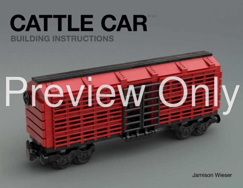 LEGO MOC Cattle Car by jamisonwieser | Rebrickable - Build with LEGO