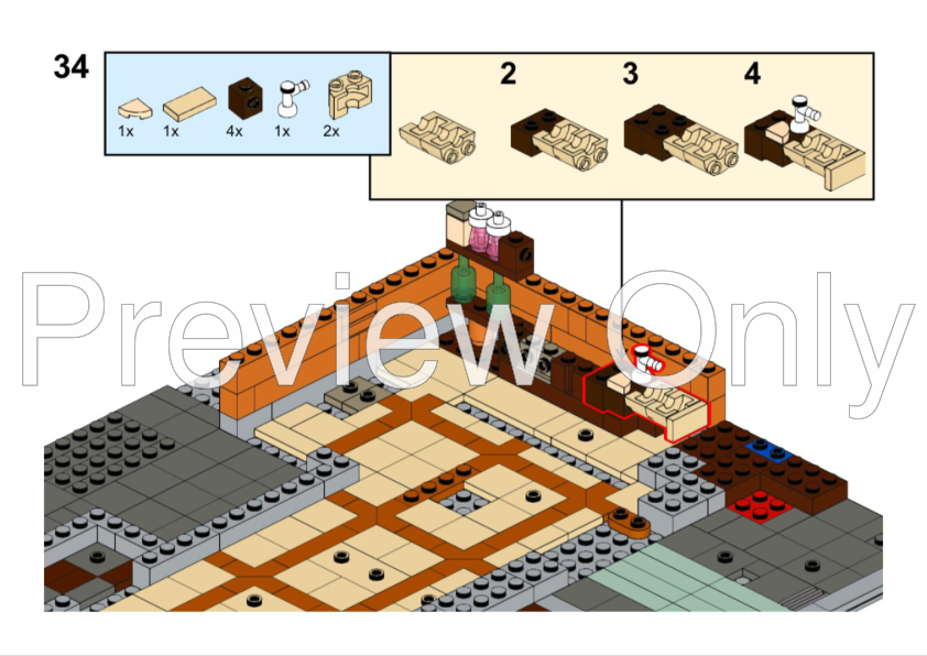 LEGO MOC El Cubo Fine Art Cafe by Brick Artisan | Rebrickable - Build ...