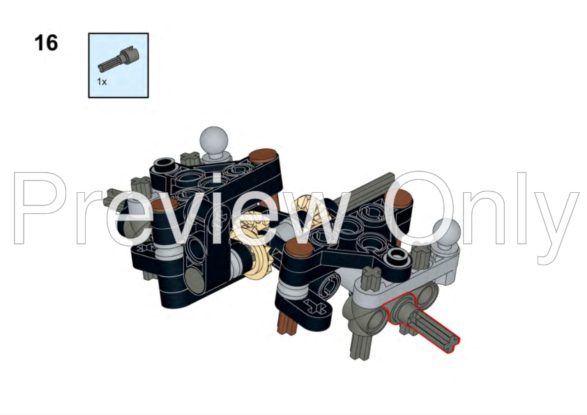 LEGO MOC Tatra 813 Military by vinsen | Rebrickable - Build with LEGO