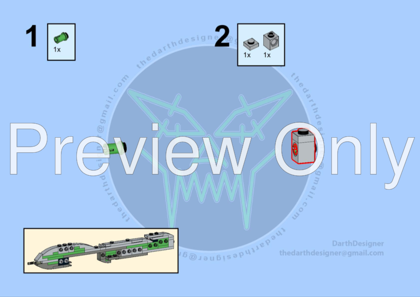 LEGO MOC General Atomics MQ-1 Predator | UAV | 1/35 by DarthDesigner ...