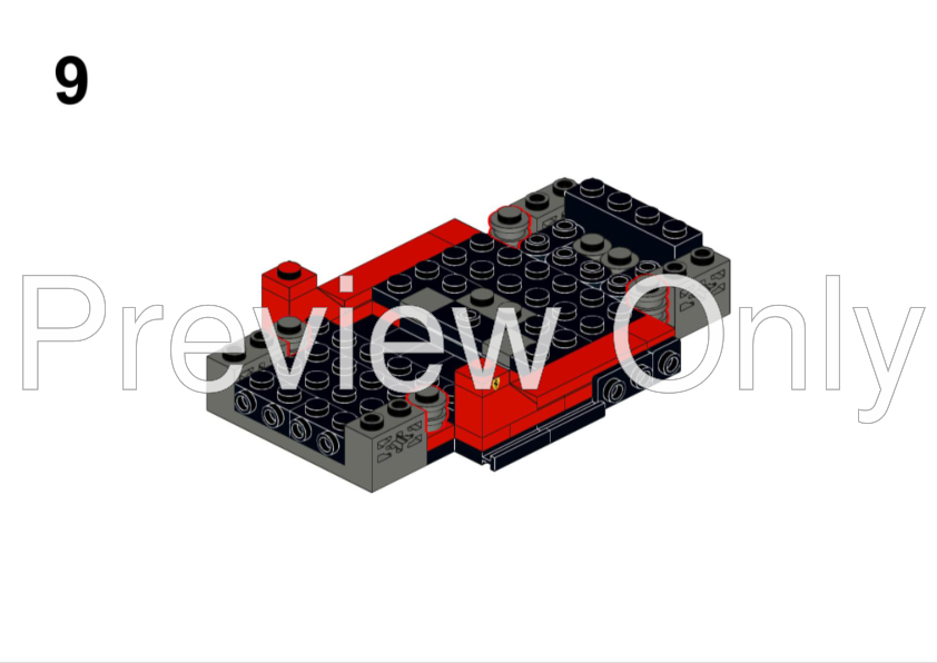 LEGO MOC Speed Champions Ferrari P80/C by armageddon1030 | Rebrickable ...