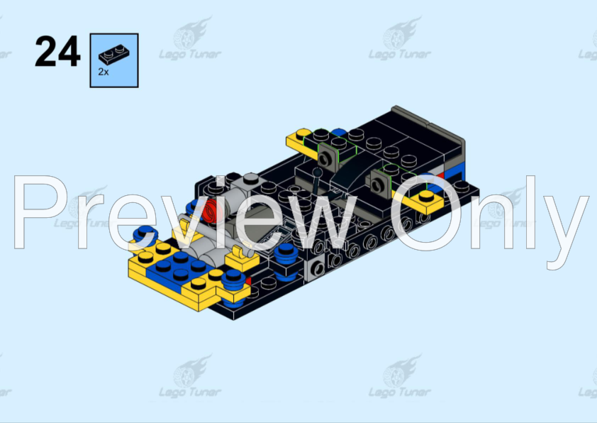 LEGO MOC Mazda RX7 (Initial D) by TheBoostedBrick | Rebrickable - Build ...