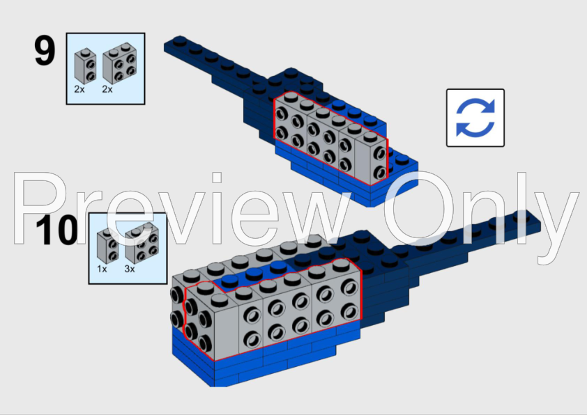 LEGO MOC Blue Parakeet by Penguins and plastic | Rebrickable - Build ...