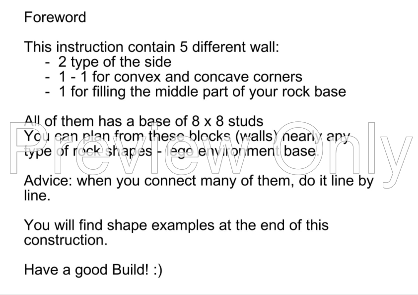 LEGO MOC Modular Rock Base by szandris89 | Rebrickable - Build with LEGO