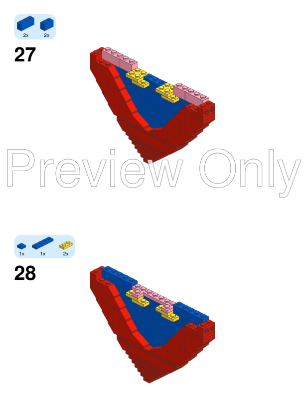 LEGO MOC Brick-Built Crusader / Lion Shield (Blue Background) by Ben ...