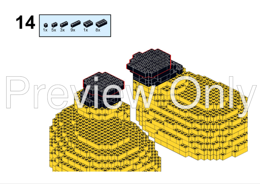 LEGO MOC Mickey Mouse Sculpture by Wilmottslego | Rebrickable - Build ...