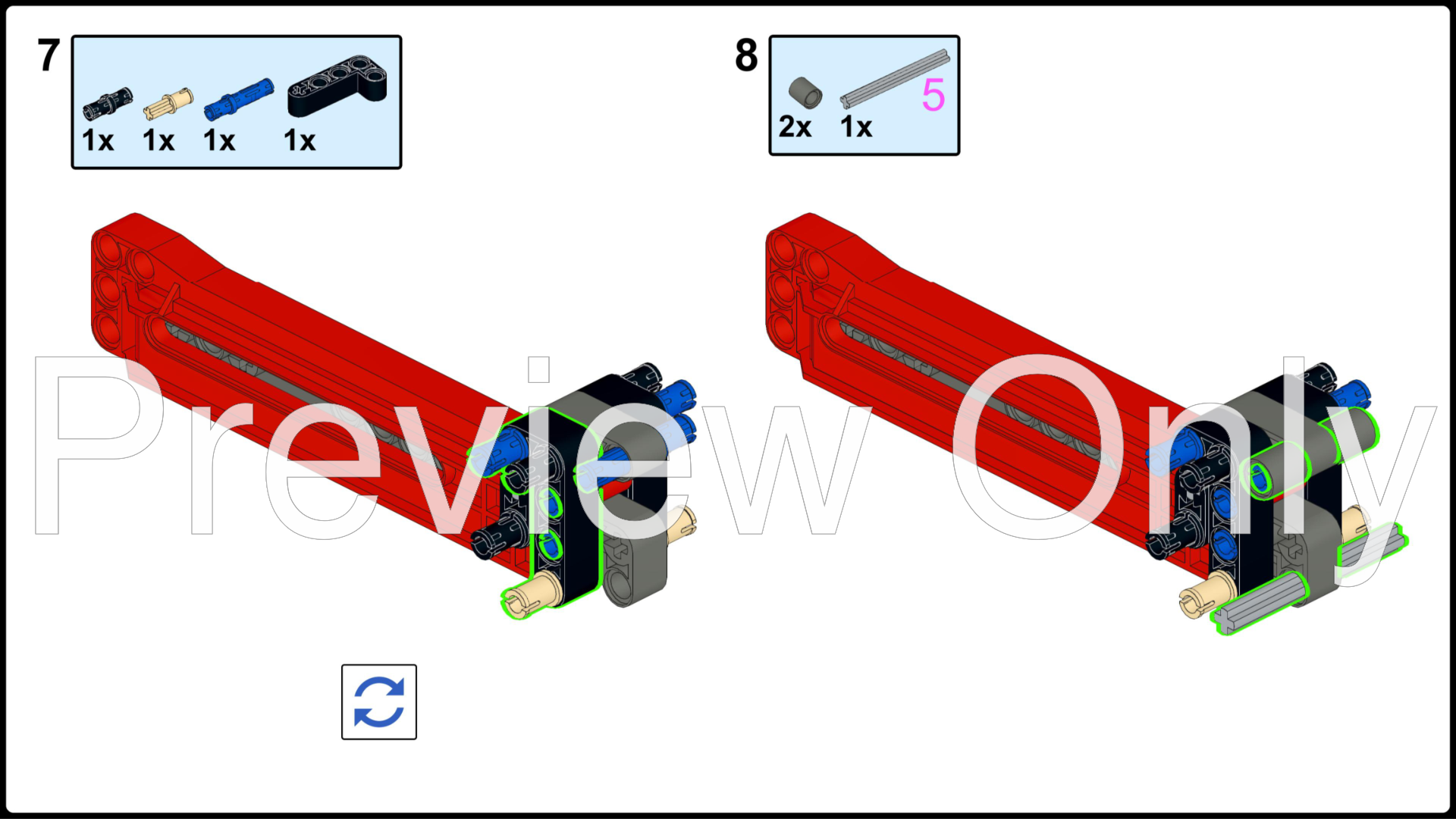 LEGO MOC Truck Dolly - 42061 Telehandler C model by kostq | Rebrickable ...