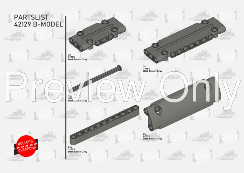 LEGO MOC 42129 B-model SPEEDBOAT by Roelofs Creations | Rebrickable ...