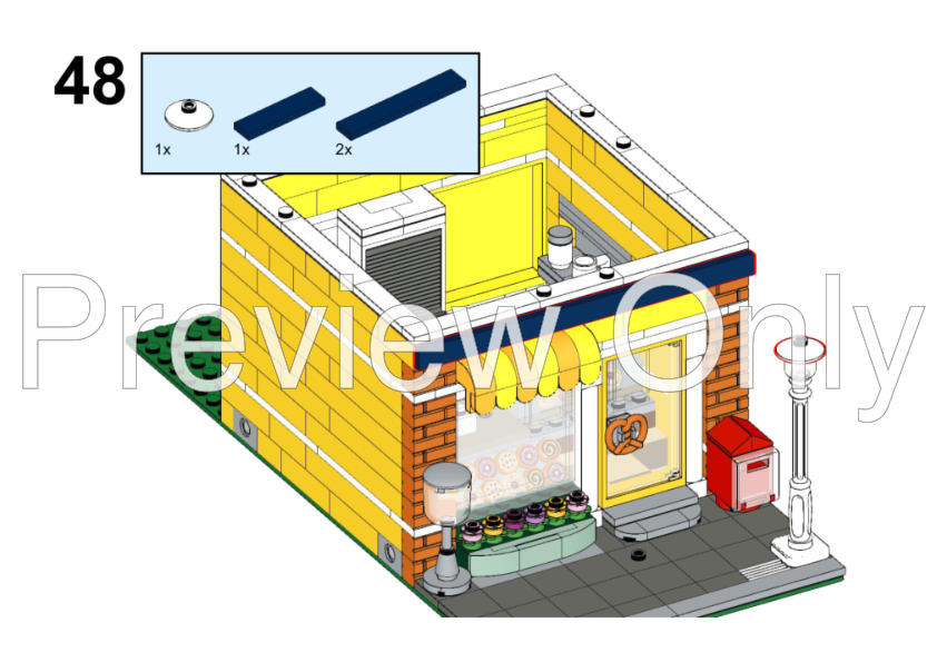 LEGO MOC Bakery by orumsventus | Rebrickable - Build with LEGO