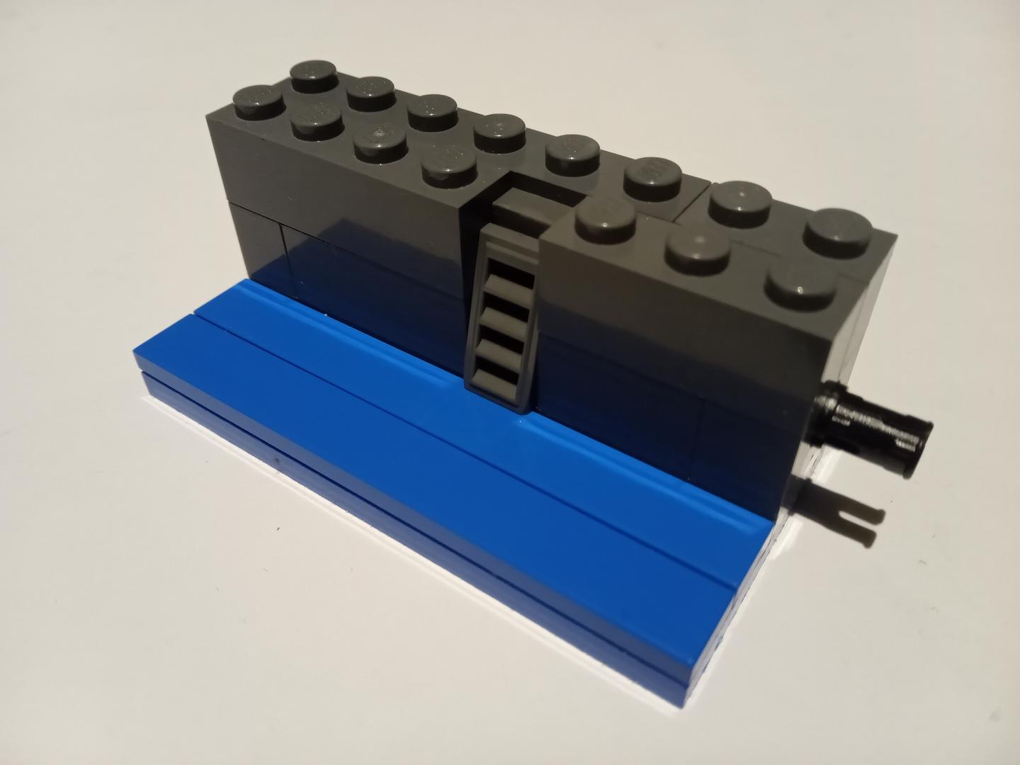 Straight canal module with ladder (MOC-107377) - LEGO MOC | MOC Tracker