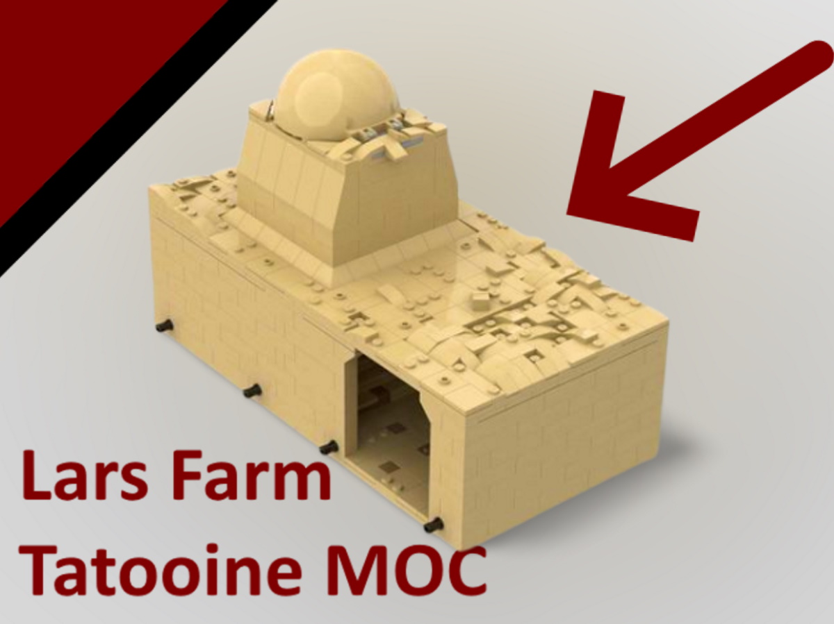 Lars Farm (with underground passages) / Tatooine MOC (MOC-109668 ...