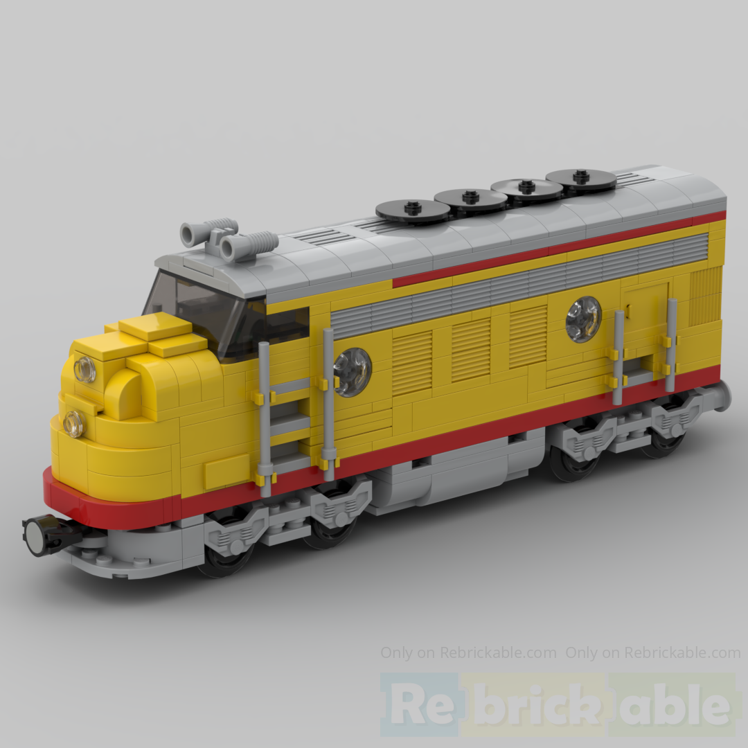 Union Pacific locomotive Train (MOC-122319) - LEGO MOC | MOC Tracker