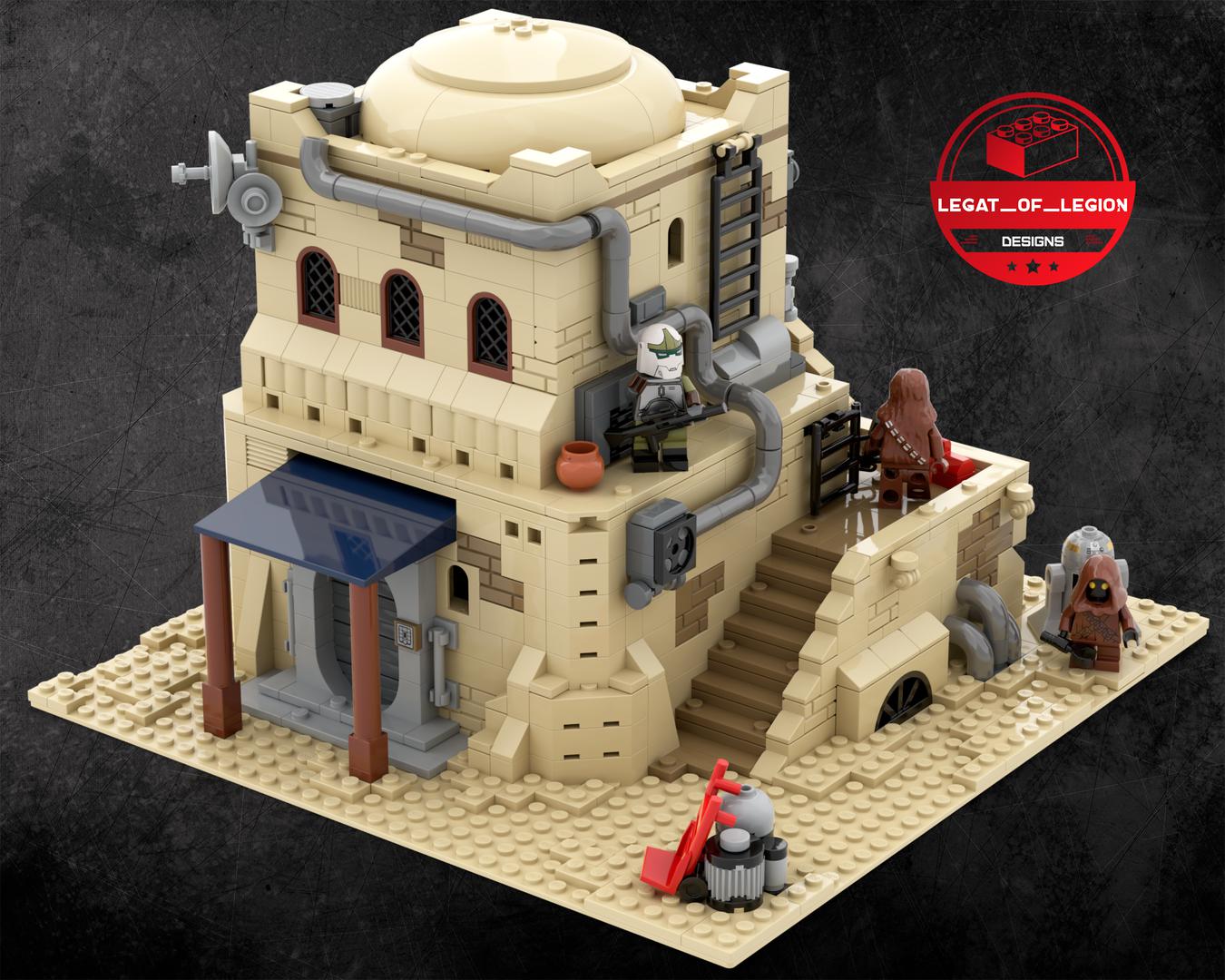 SW Tatooine Mos Eisley Desert House #3 (MOC-123177) - LEGO MOC | MOC ...