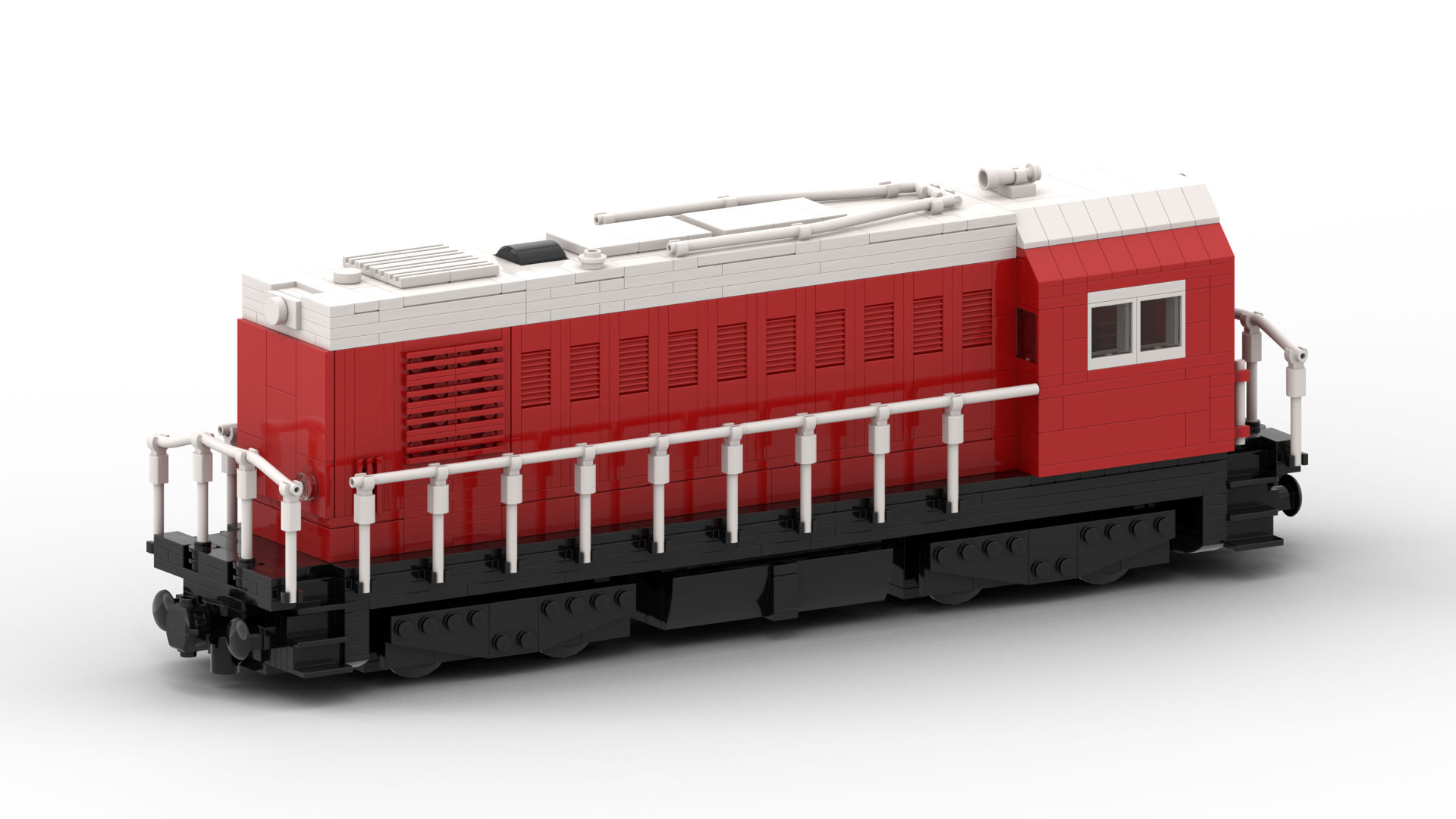 Diesel locomotive - BR 107 -MOC (MOC-123832) - LEGO MOC | MOC Tracker