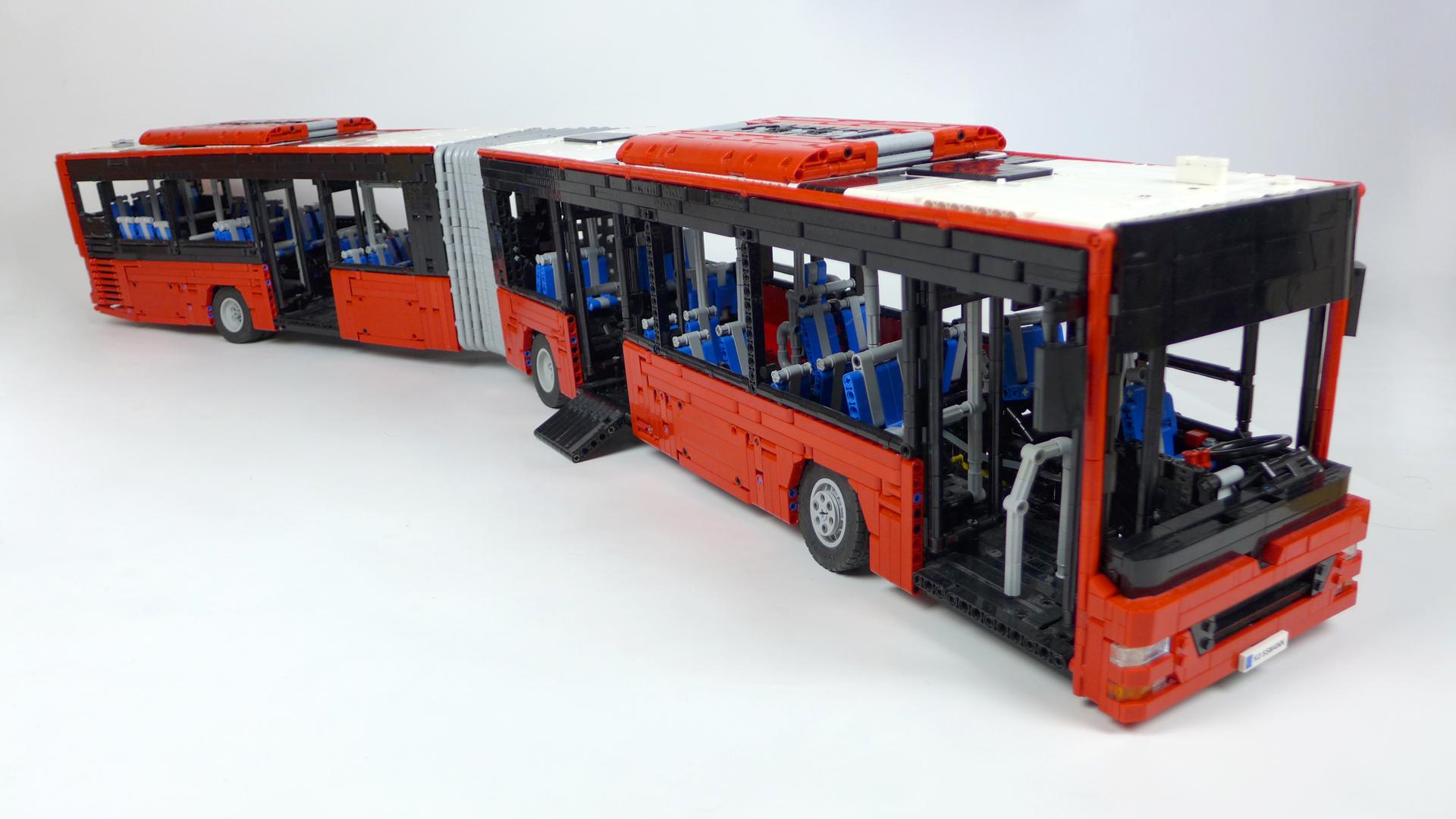 MAN Lion's City G articulated low floor bus (MOC-126294) - LEGO MOC ...