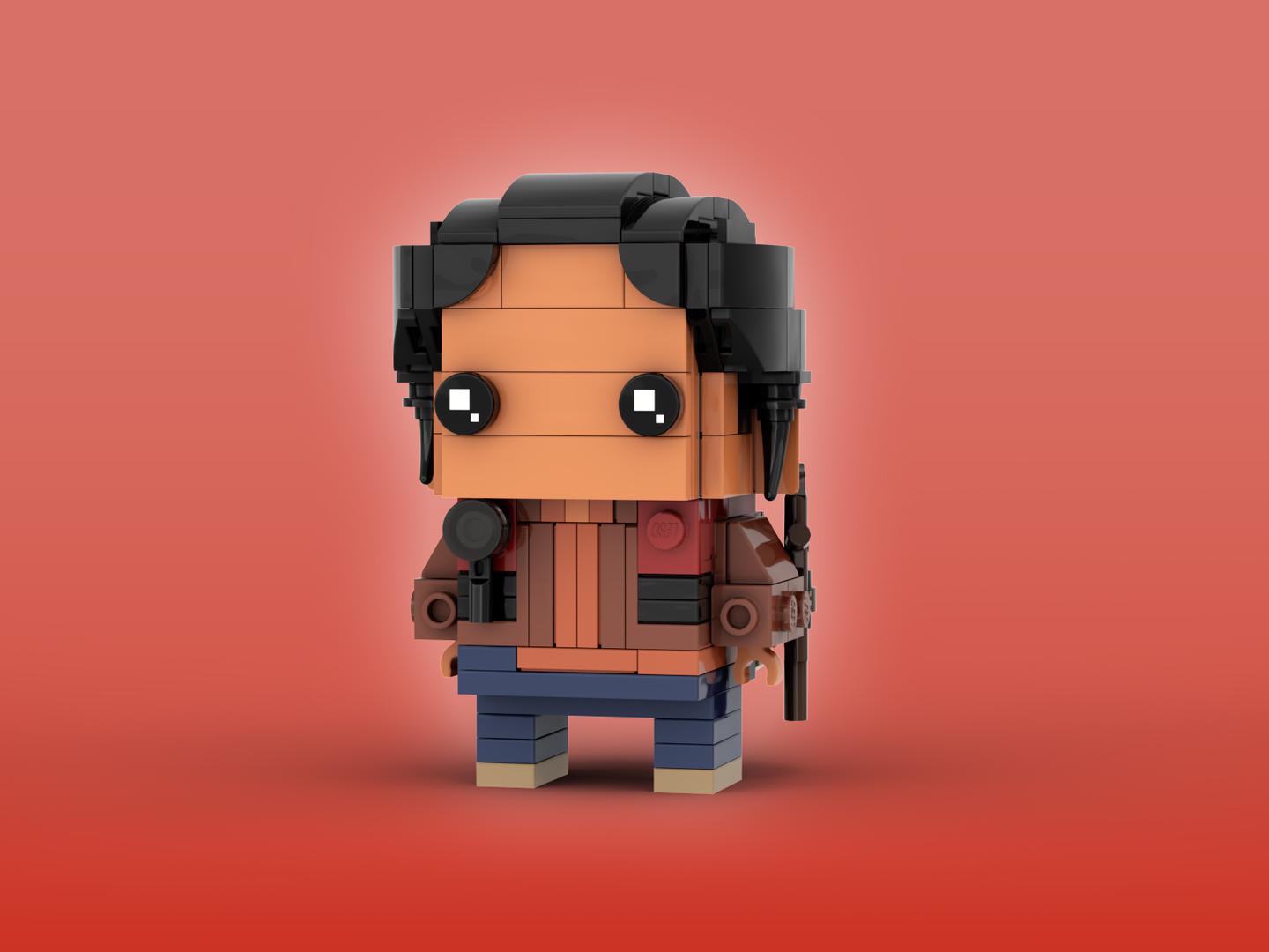 Dina Brickheadz LEGO MOC - Naughty Dog The Last of Us Part 2 (MOC ...
