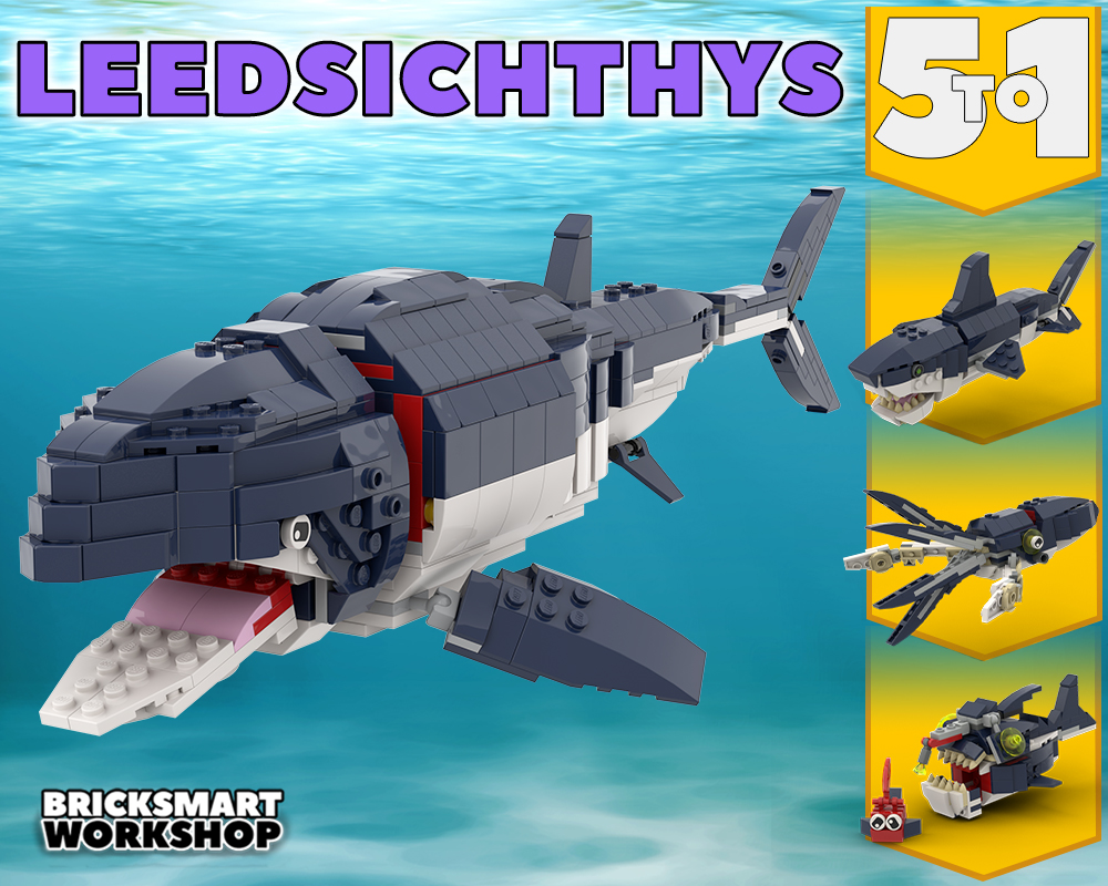 Leedsichthys 31088 x 5 (MOC-137973) - LEGO MOC | MOC Tracker