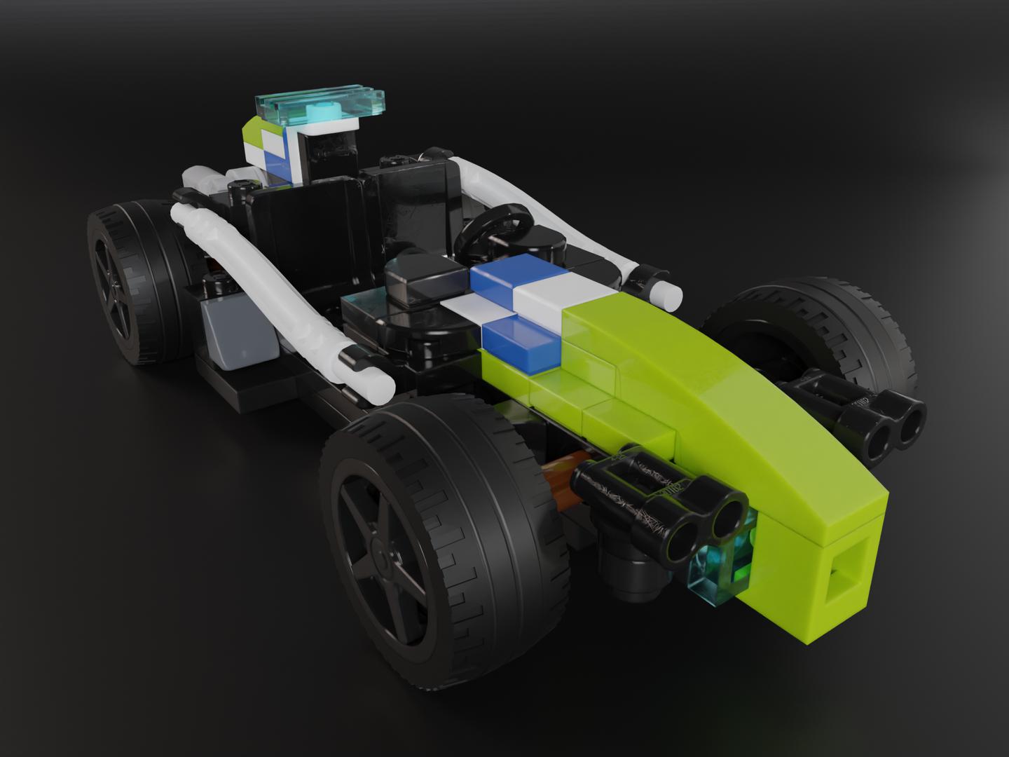 Ariel Atom 3.5R - Police Livery (MOC-154269) - LEGO MOC | MOC Tracker