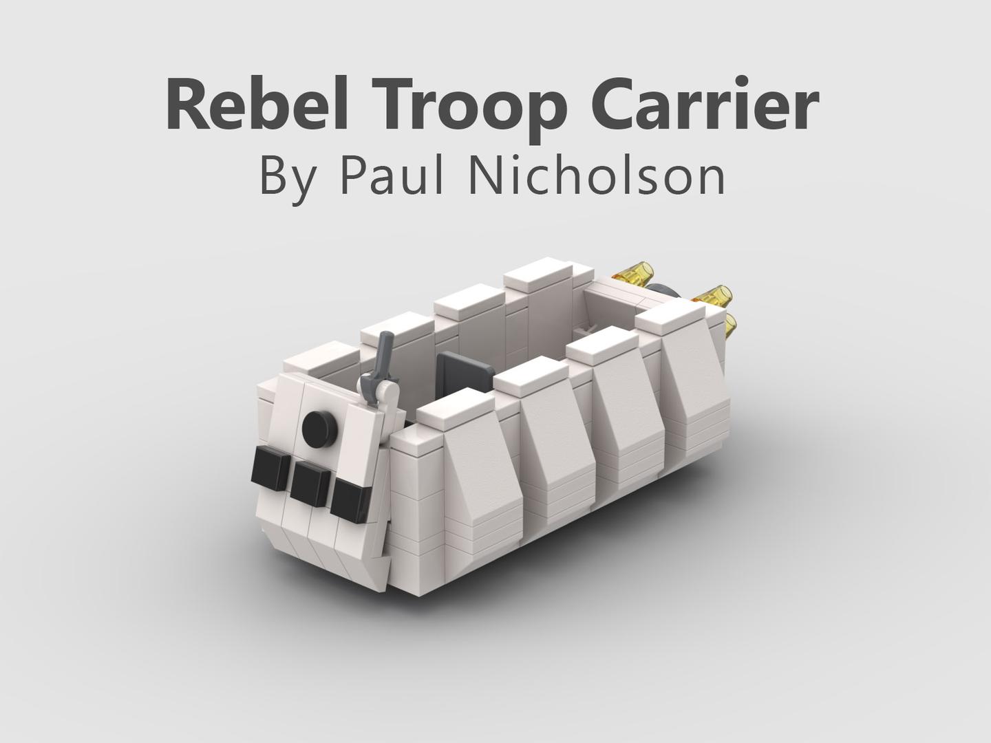 Rebel Troop Carrier (MOC-157084) - LEGO MOC | MOC Tracker