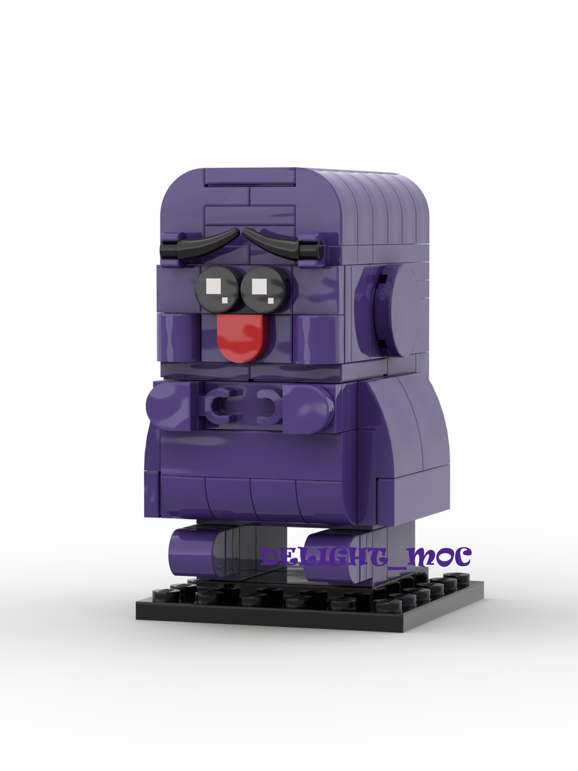 Grimace (Mcdonald) (MOC-161574) - LEGO MOC | MOC Tracker