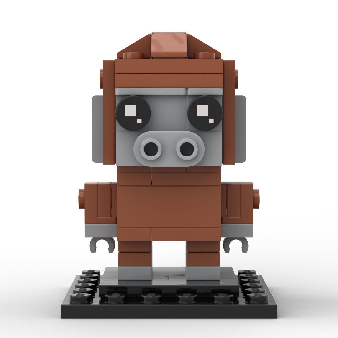 Suko - Godzilla x Kong Brickheadz (MOC-186659) - LEGO MOC | MOC Tracker