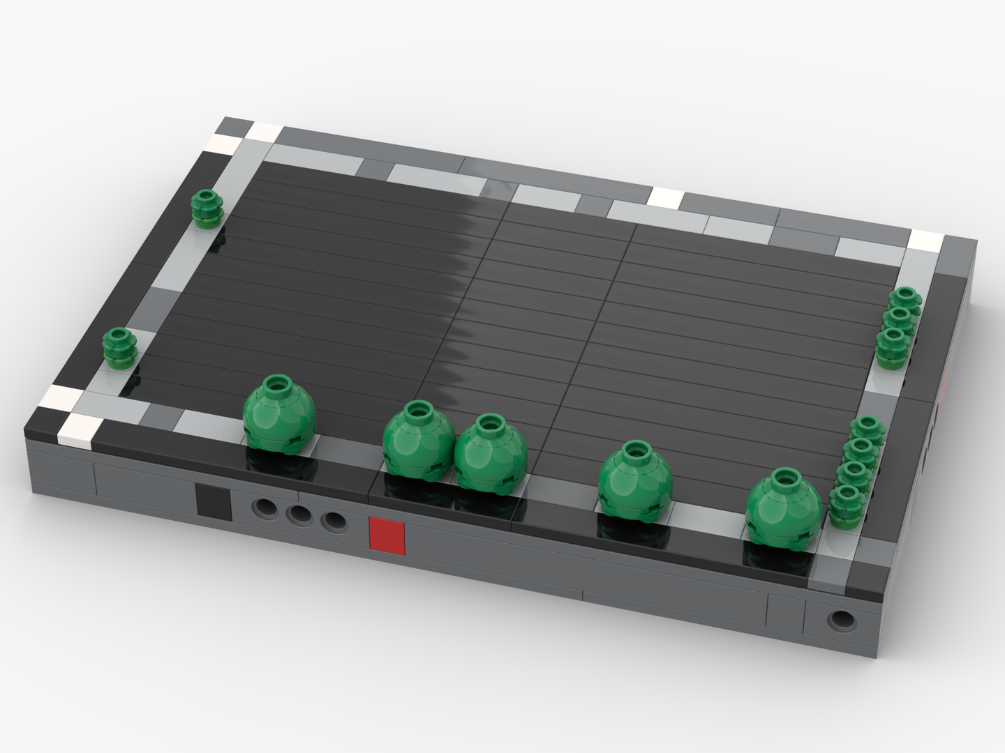 Parking Lot at Rusk and Crawford (MOC-204536) - LEGO MOC | MOC Tracker
