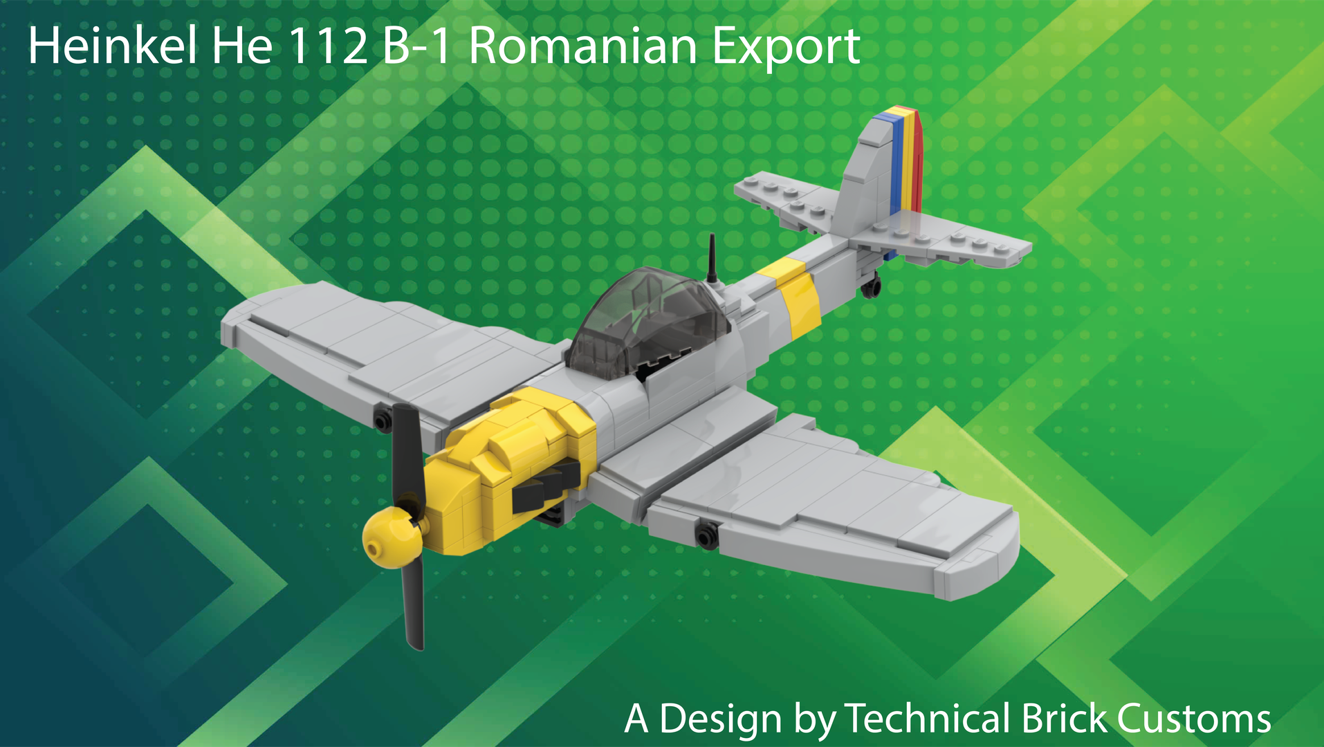 Heinkel He 112 B-2 Romanian Export (MOC-205289) - LEGO MOC | MOC Tracker