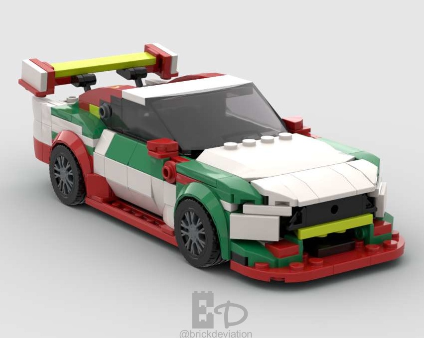 2025 Castrol Racing Ford Mustang Supercar (MOC-210478) - LEGO MOC | MOC ...