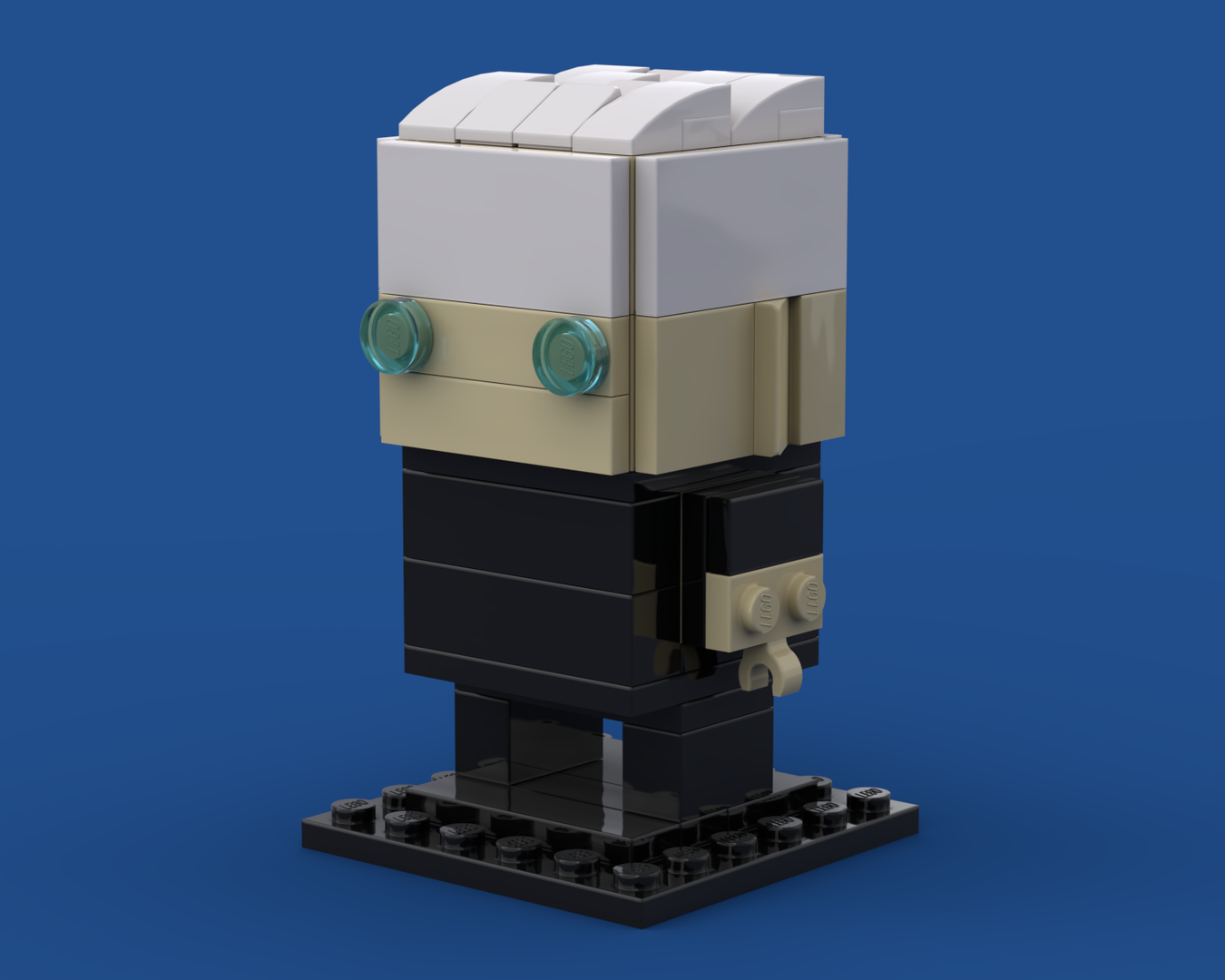 BrickHeadz of Gojo from Jujutzu Kaisen (MOC-212516) - LEGO MOC | MOC ...