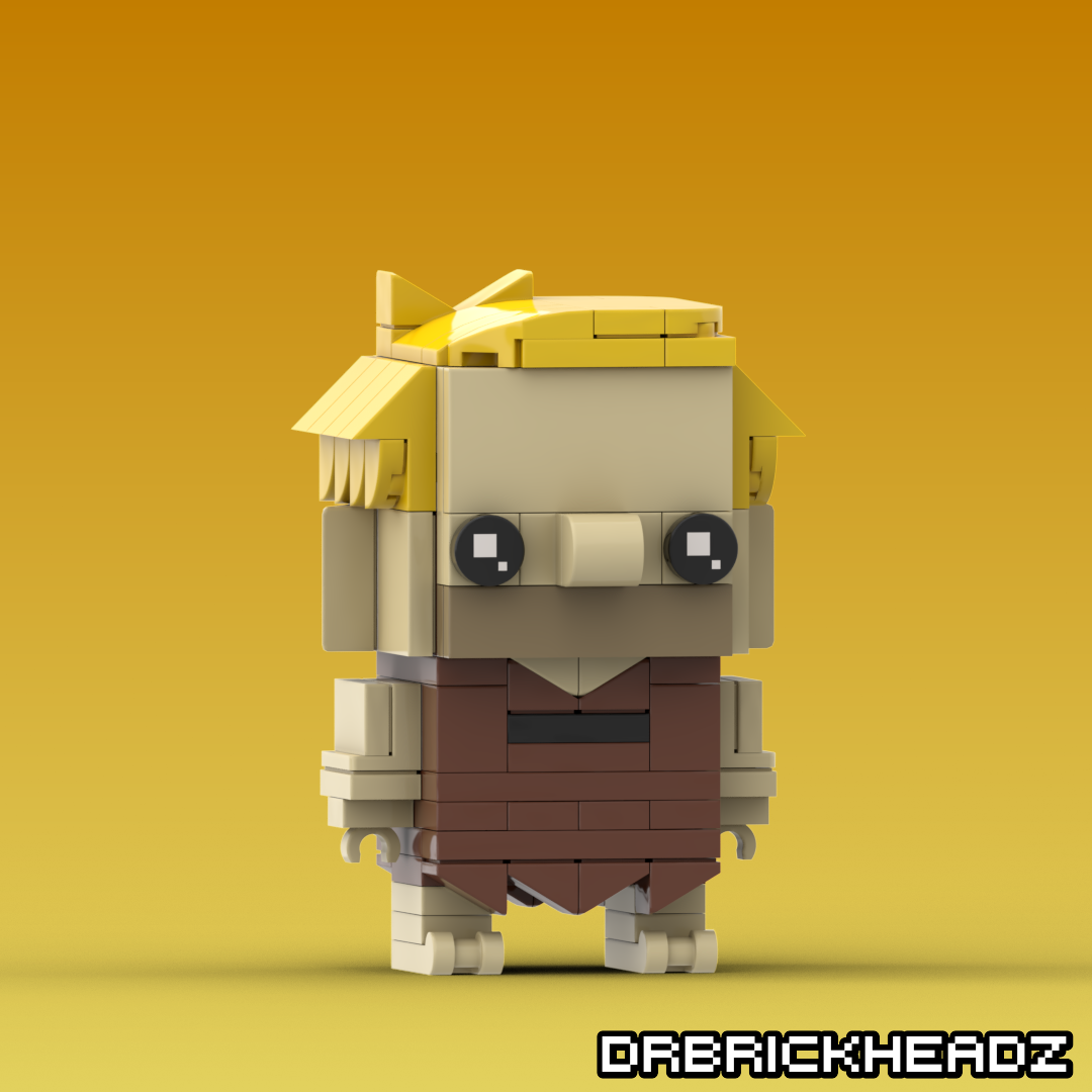 Barney Rubble (The Flintstones) Brickheadz (MOC-218431) - LEGO MOC ...