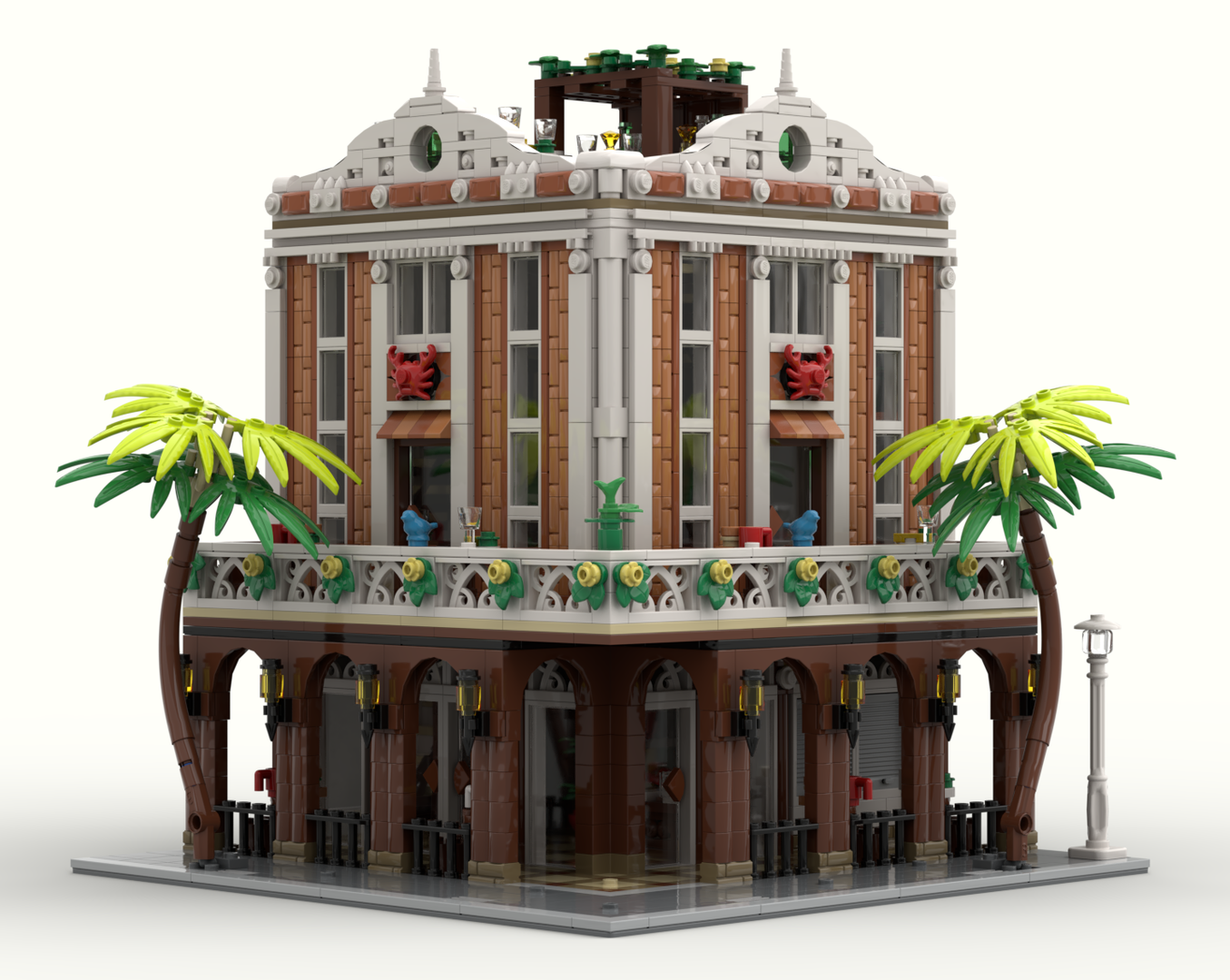 Red Crab Resto Bar (MOC-219028) - LEGO MOC | MOC Tracker