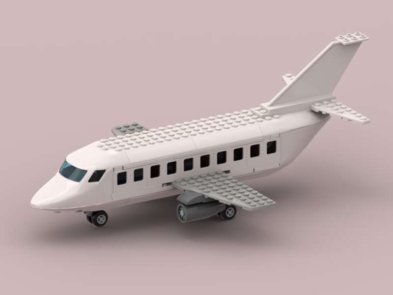 Embraer 195 (MOC-223093) - LEGO MOC | MOC Tracker