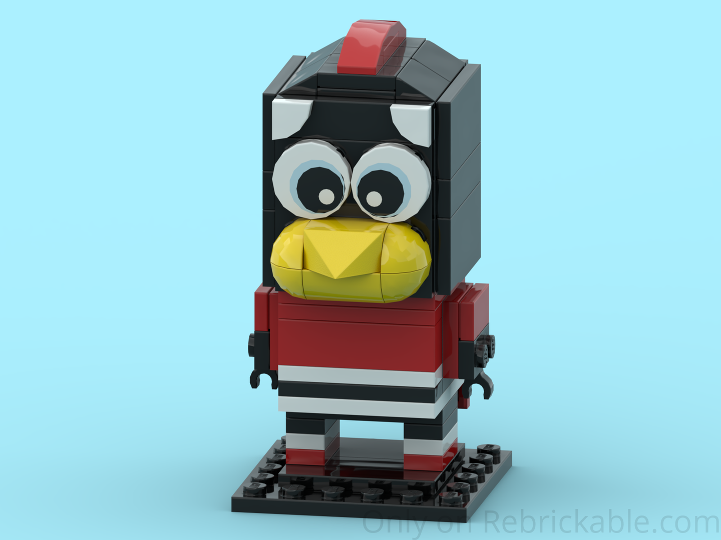 Brickheadz Tommy Hawk Mascot (MOC-223943) - LEGO MOC | MOC Tracker