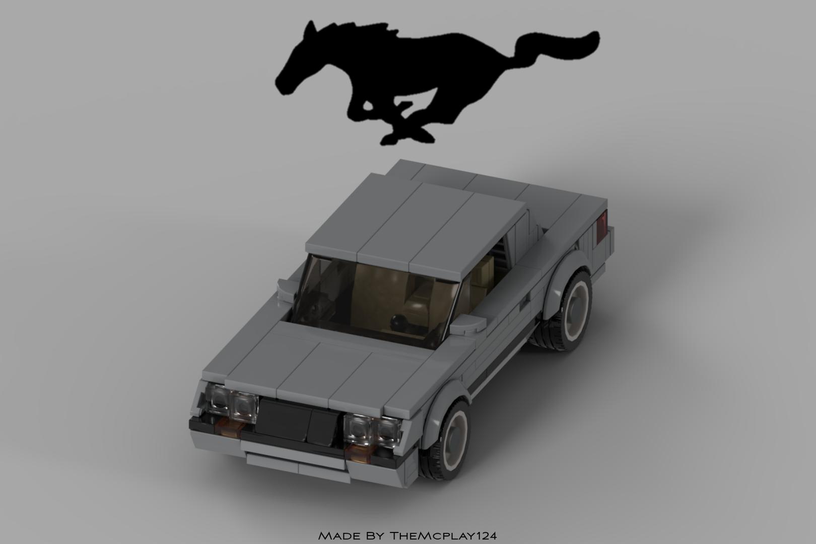 Ford Mustang Foxbody (MOC-231690) - LEGO MOC | MOC Tracker